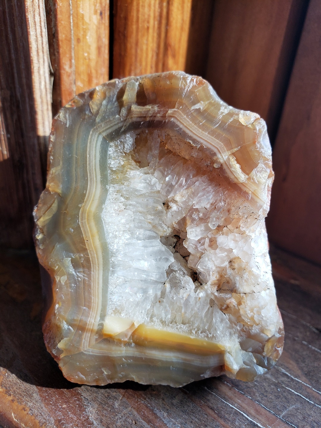 Lake Superior Agate, "geode", Raw Stone, Natural Stone, Grounding Stone ...