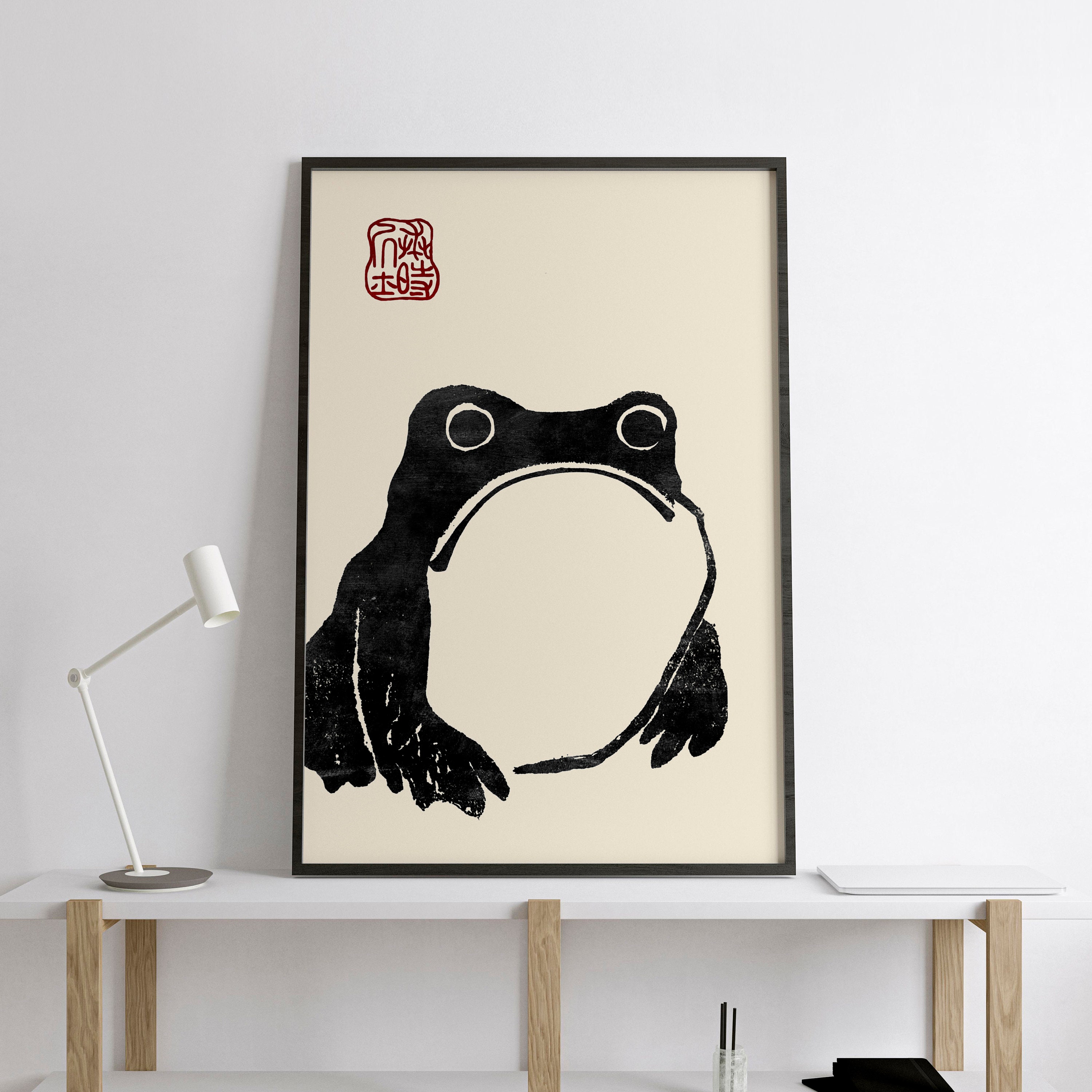 Toad Poster Japanese Poster Matsumoto Hoji Art Print | Etsy
