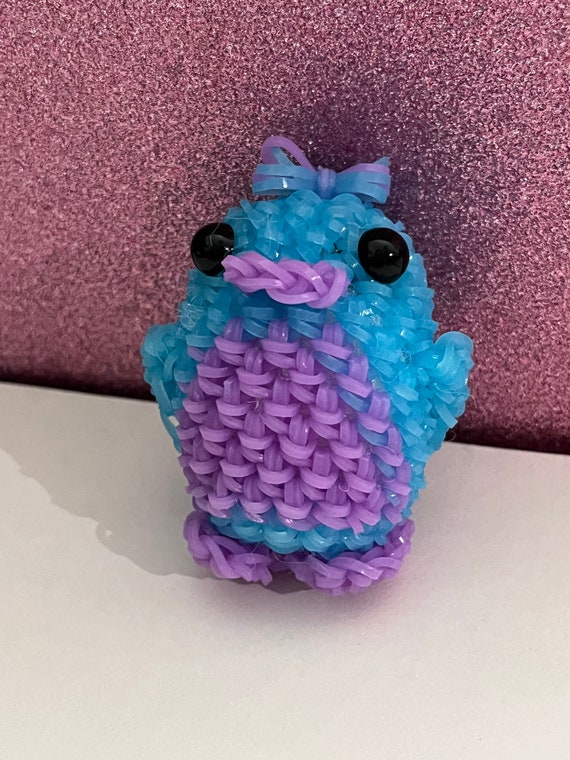 Rainbow Loom Loomigurumi Mini Penguin - Etsy