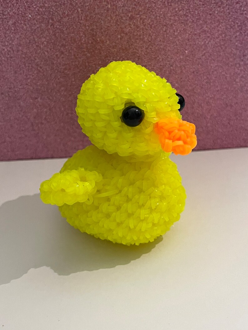 Rainbow Loom Loomigurumi Duck - Etsy