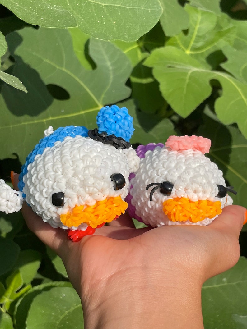 Donald and Daisy Duck TSUM TSUM Rainbow Loom SET - Etsy