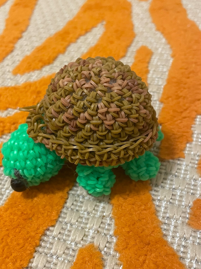 Rainbow Loom Loomigurumi Turtle - Etsy