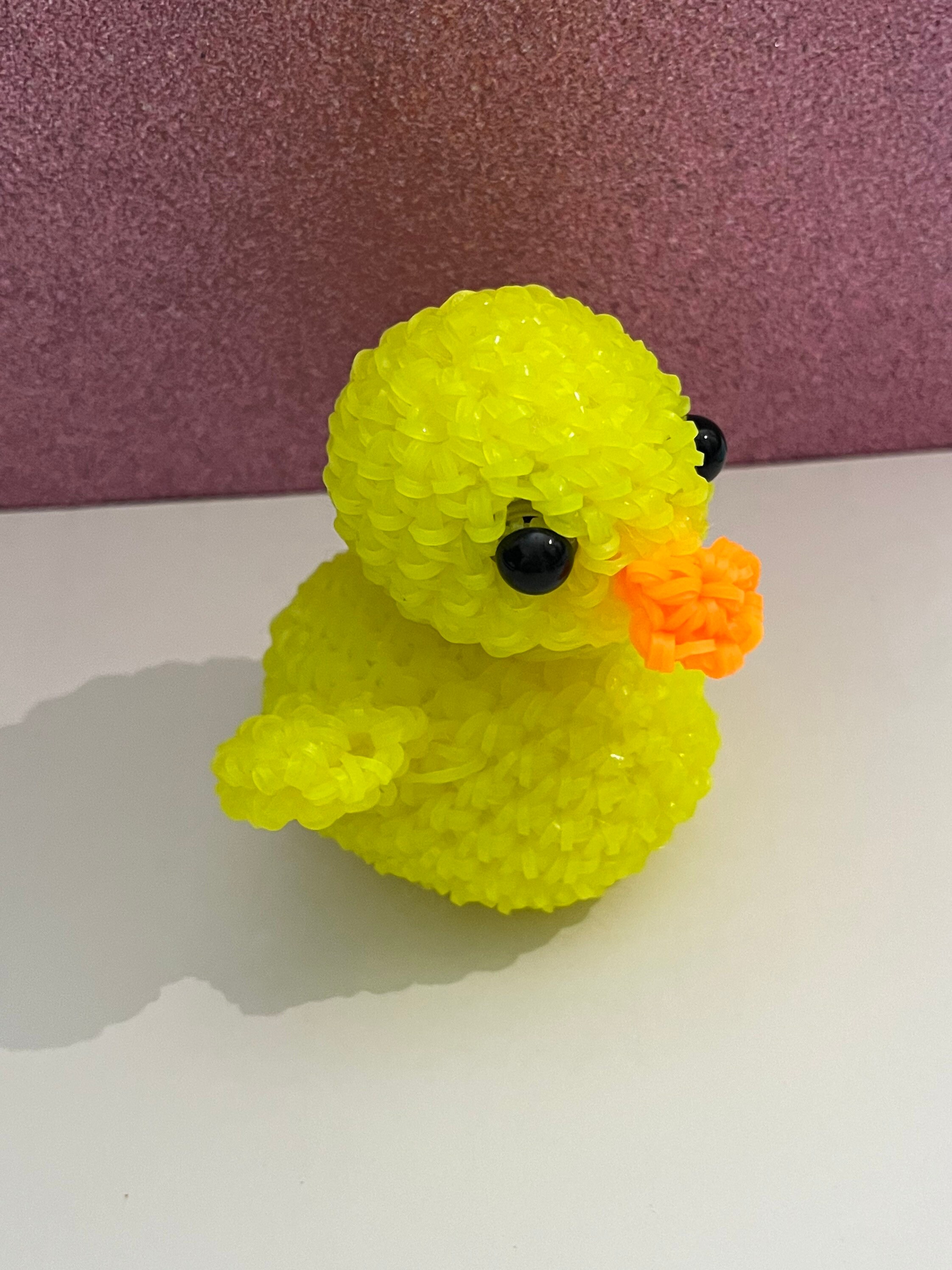 Rainbow Loom Loomigurumi Duck - Etsy