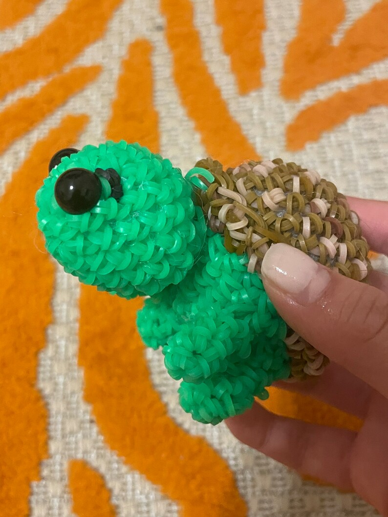 Rainbow Loom Loomigurumi Turtle - Etsy