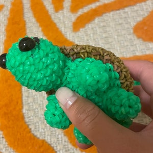 Rainbow Loom Loomigurumi Turtle - Etsy