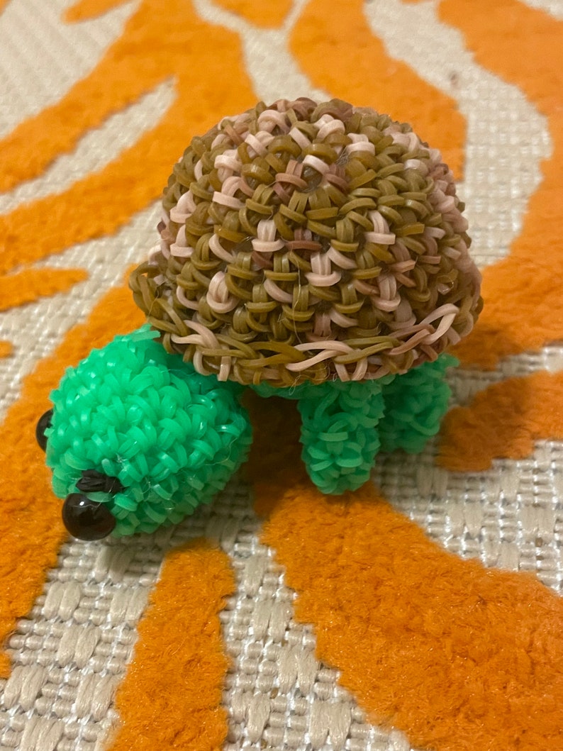 Rainbow Loom Loomigurumi Turtle - Etsy