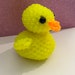 Rainbow Loom Loomigurumi Duck - Etsy