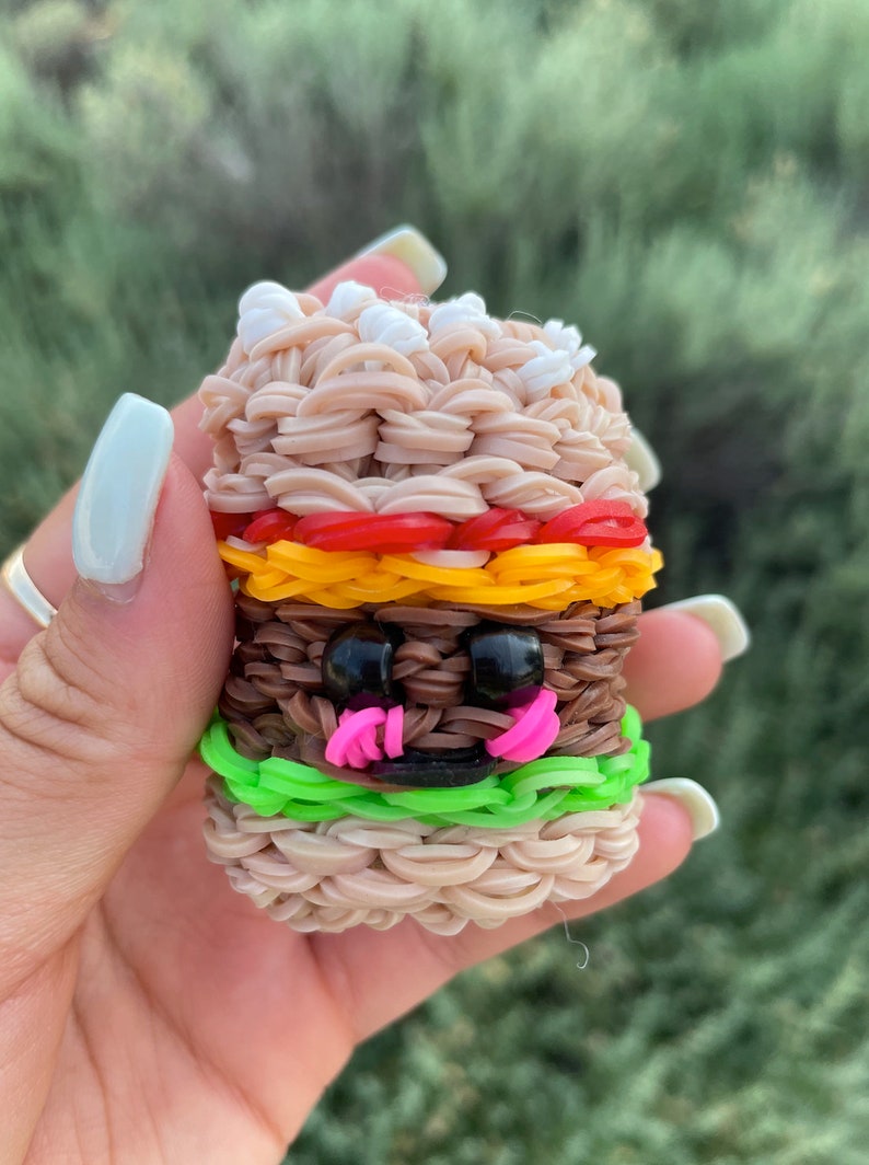 Rainbow Loom Burger Meal SET - Etsy