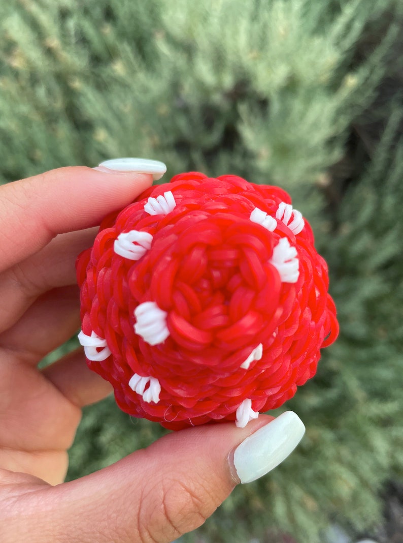 Rainbow Loom Mushroom - Etsy