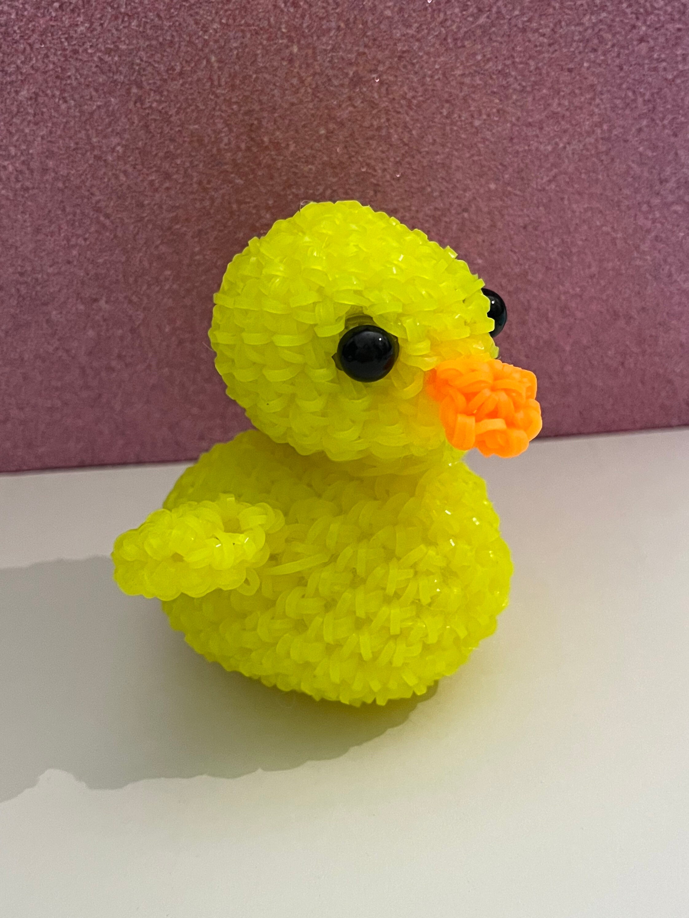 Rainbow Loom Loomigurumi Duck - Etsy