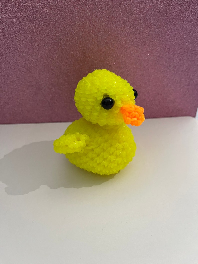 Rainbow Loom Loomigurumi Duck - Etsy
