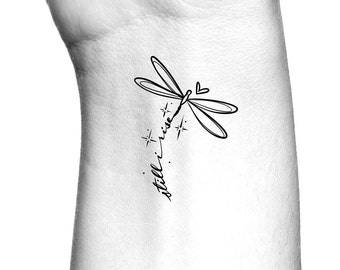 Simple Dragonfly Tattoos