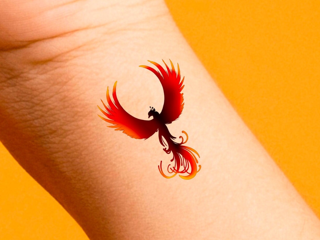 Red Phoenix Tattoo Phoenix Tattoo I Made Based Off A Design The Client