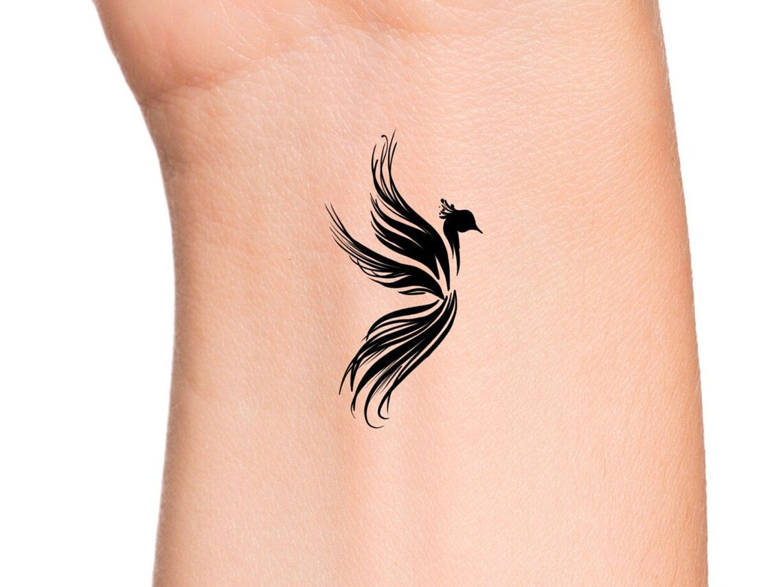 Phoenix Temporary Tattoo - Etsy
