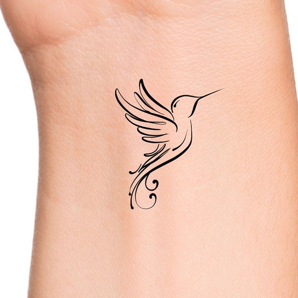 Hummingbird Tattoo - Etsy