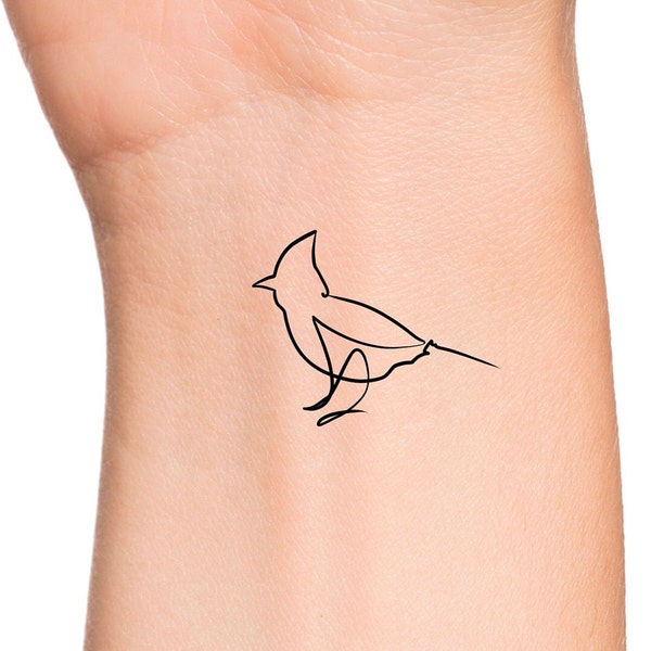 Small Cardinal Tattoo - Etsy