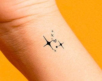 Three Stars Temporary Tattoo Star Temporary Tattoo Stars Tattoo ...