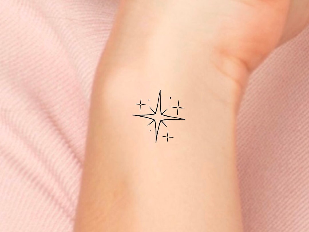Twinkle Stars Temporary Tattoo - Etsy