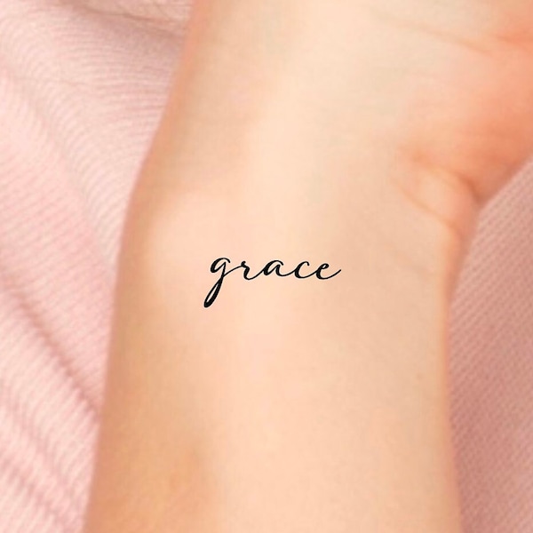 Grace Tattoo - Etsy