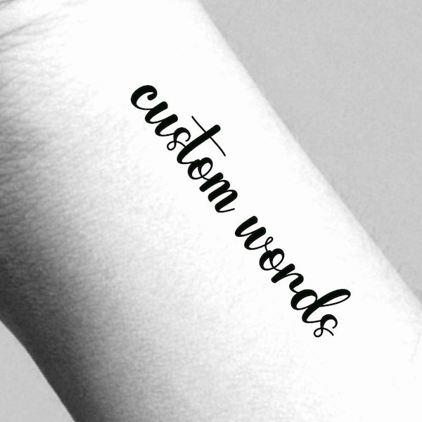 Quote Tattoo - Etsy