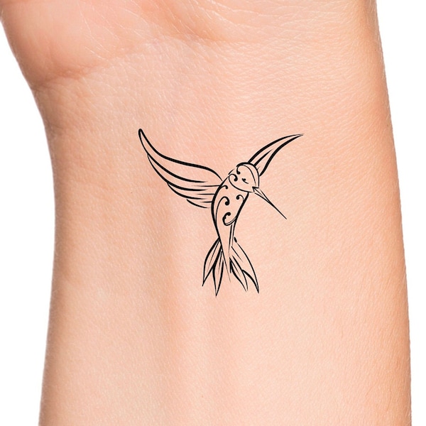 Hummingbird Wrist Tattoo - Etsy