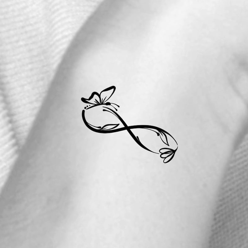Infinity Temporary Tattoo - Etsy