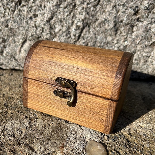 Small Wooden Chest - Etsy