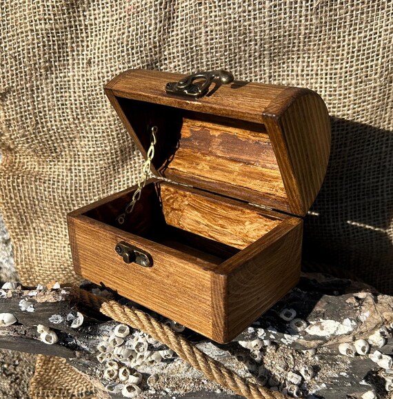 Wooden Treasure Chest Small