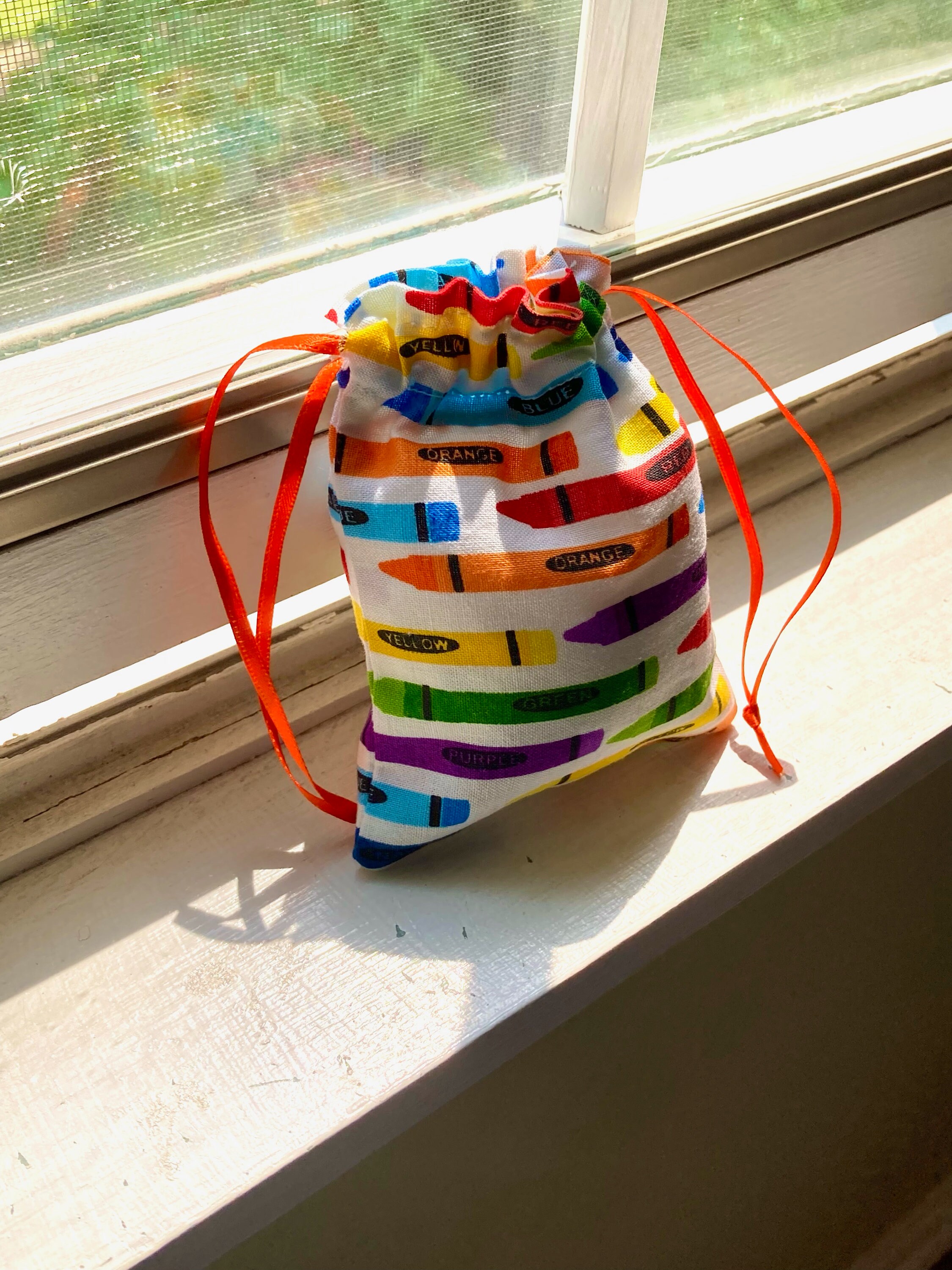 Classroom Crayon Fabric Gift Bags - Etsy