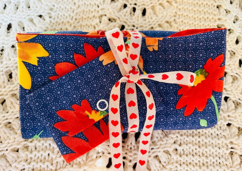 Fabric Art/school Supply Tool Roll and Bonus Pouch - Etsy