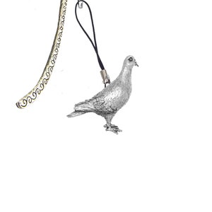 Ppb04 Pigeon Bird Pewter on a Bookmark Clip Slide Metal Ticket - Etsy UK