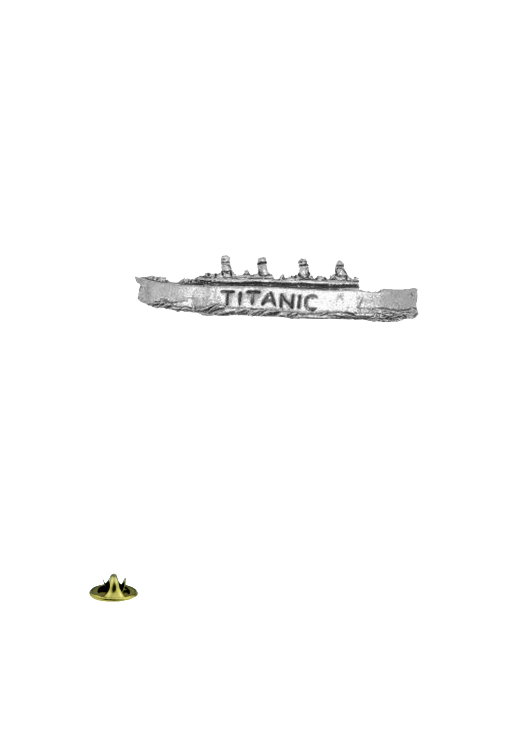 Ppt21 Titanic pin badge Handcrafted in Solid Fine English | Etsy