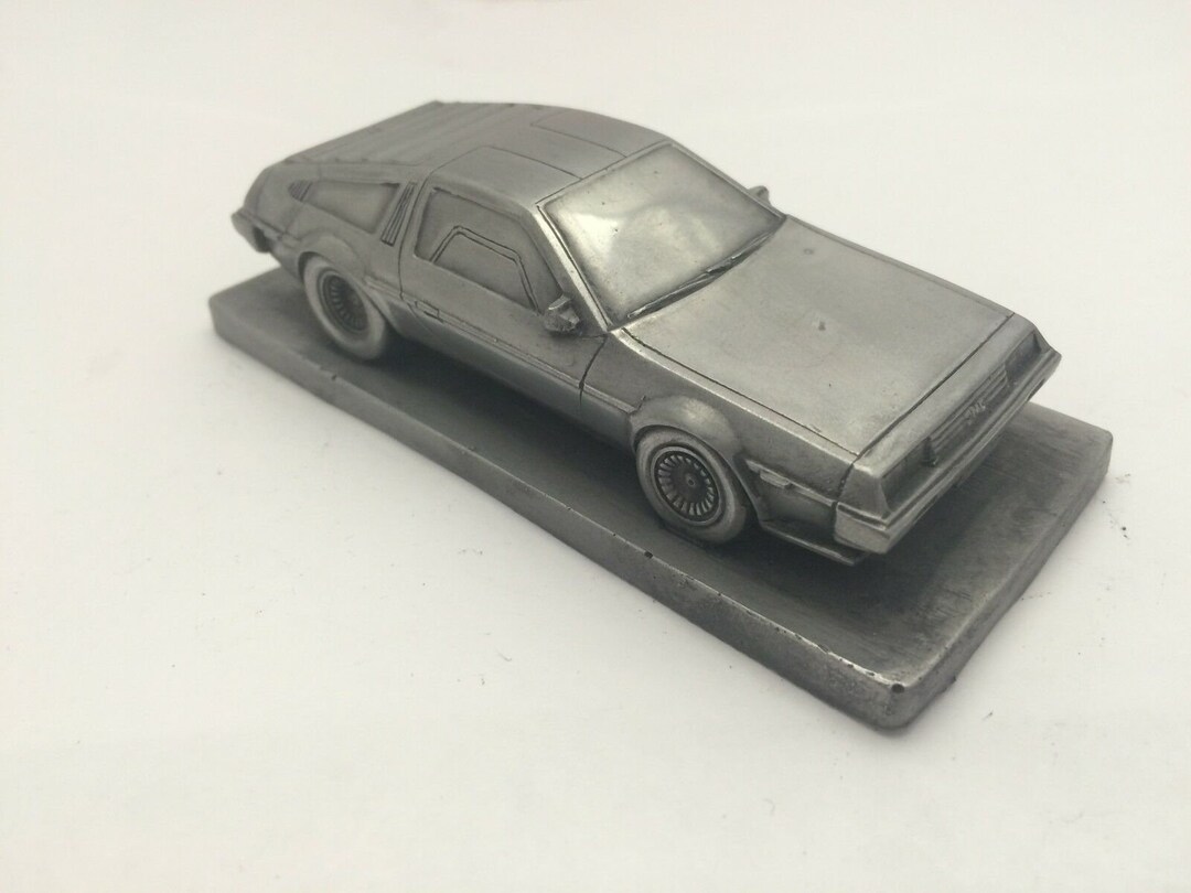 Delorean Plain Bonnet Pewter Effect 1.43 Scale Model Car - Etsy
