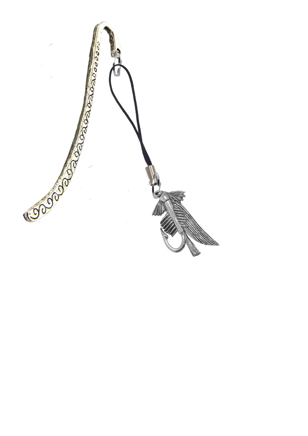 Ppf08 Wet Fly Fish Pewter on a Bookmark Clip Slide Metal - Etsy