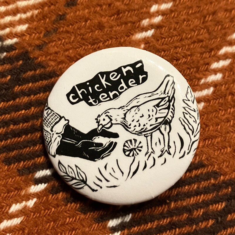 Chicken Pin - Etsy