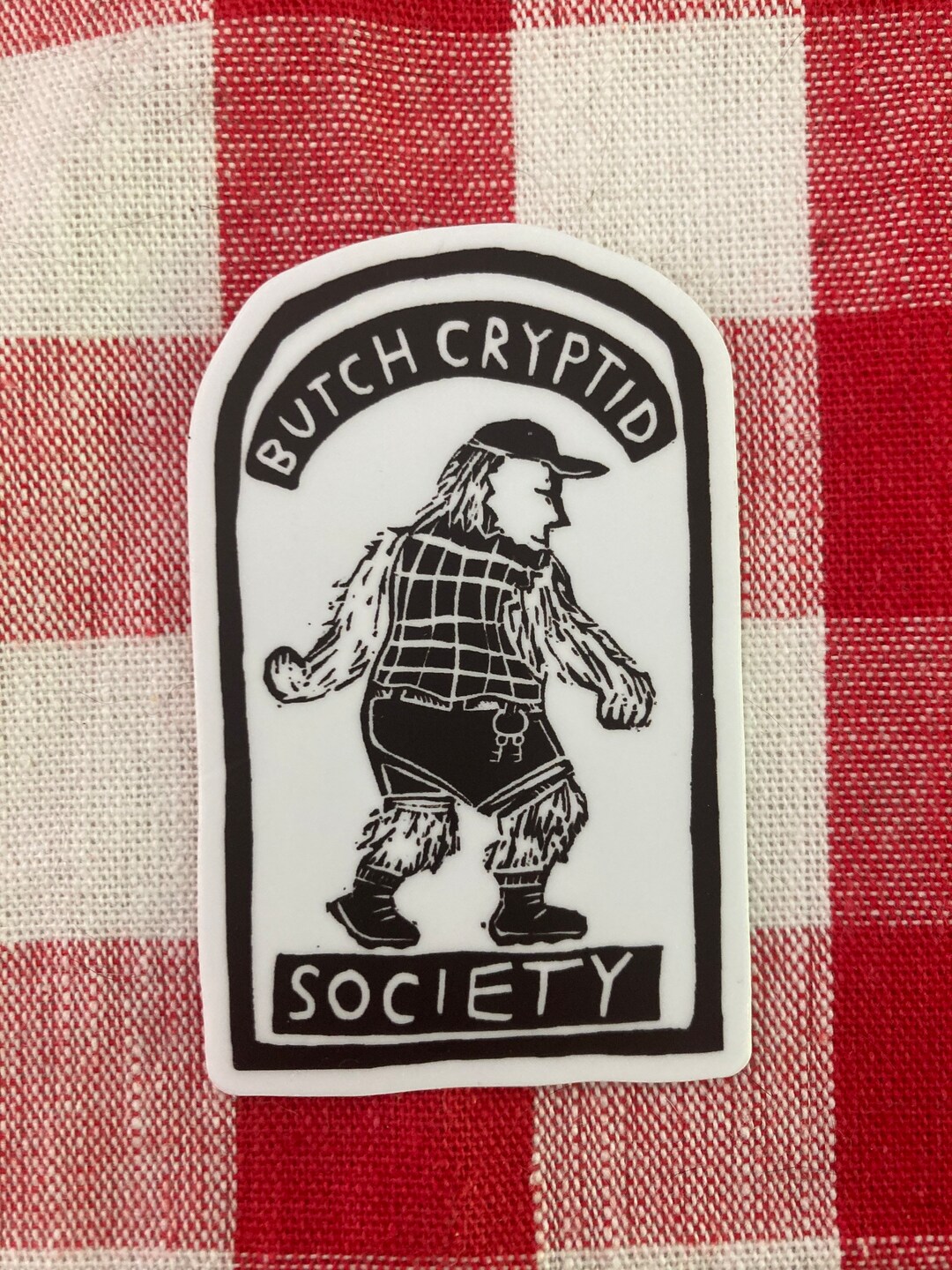 Butch Cryptid Society 3" Vinyl Sticker - Etsy