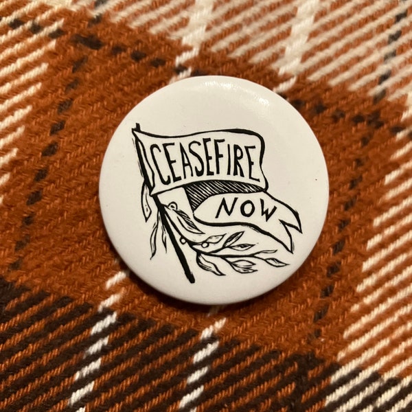 Ceasefire Pin - Etsy