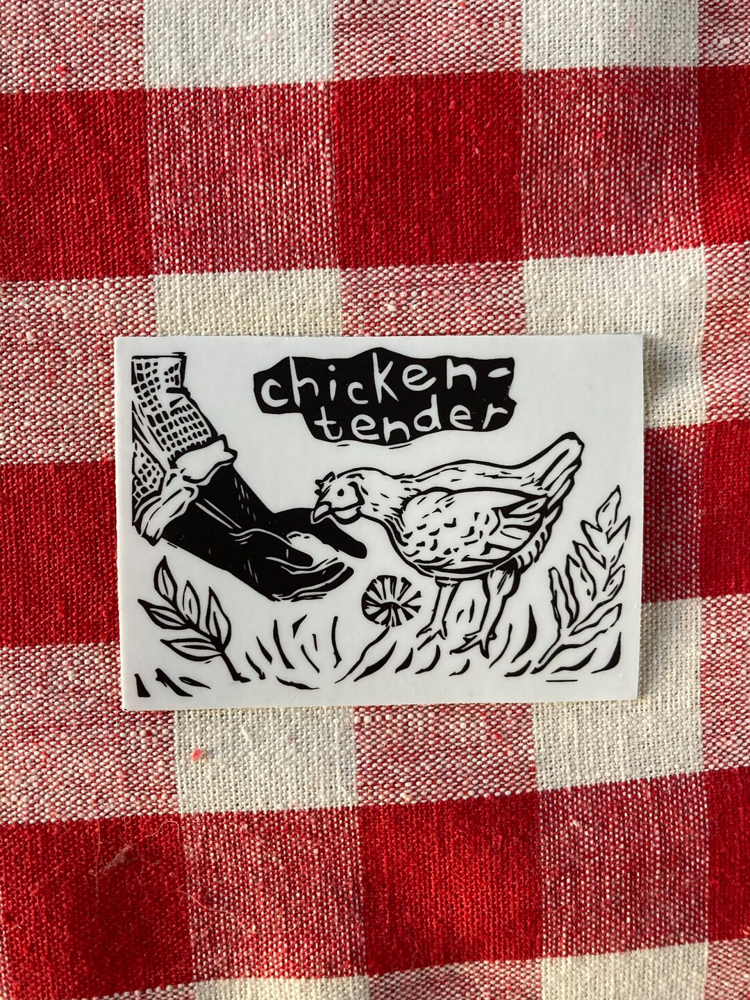 Chicken Tender 3 Vinyl Sticker - Etsy