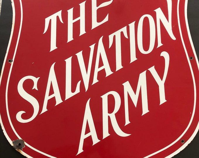 Vintage Salvation Army Sign (large) - Etsy