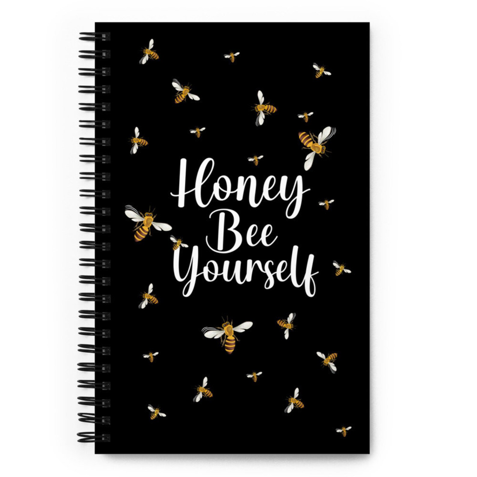 Honey Bee Yourself Spiral notebook for a Bee lover Bee | Etsy
