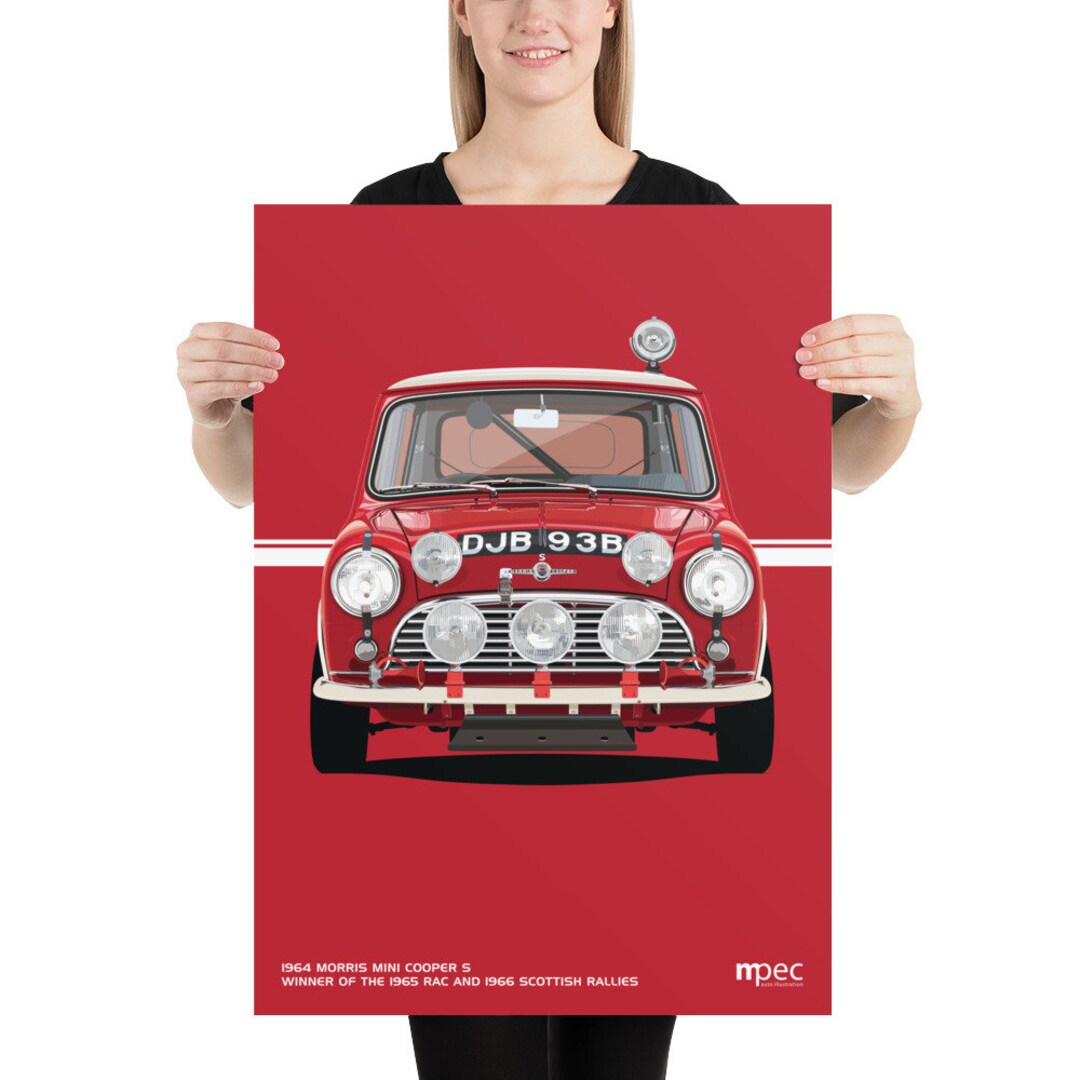Illustration 1964 Mini Cooper S 1965 RAC & 1966 Scottish Rally Winner ...