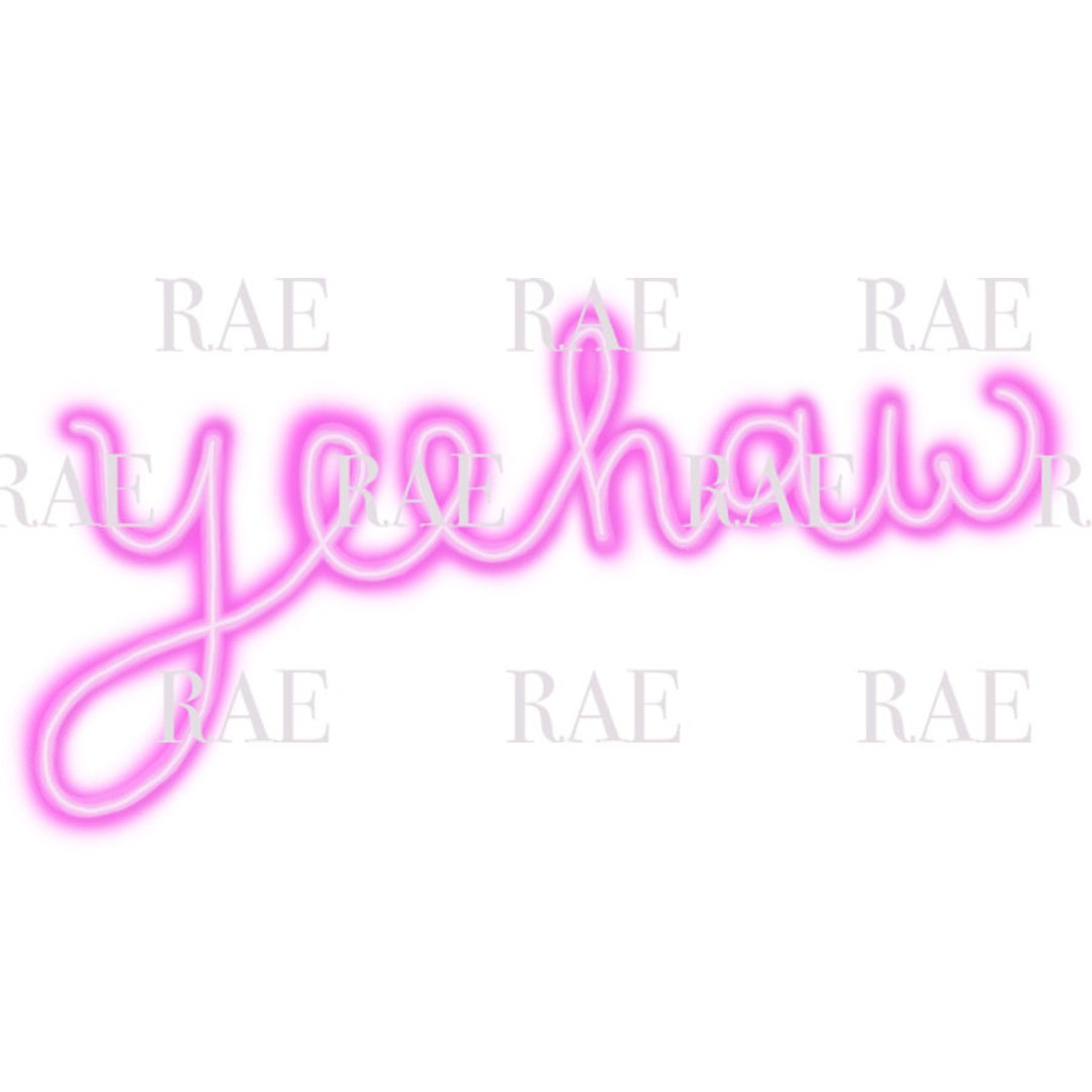 Yeehaw Neon Sign - Etsy