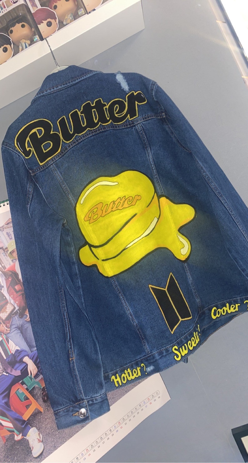 Custom Kpop Inspired Hand Painted Denim Jackets!! - Etsy