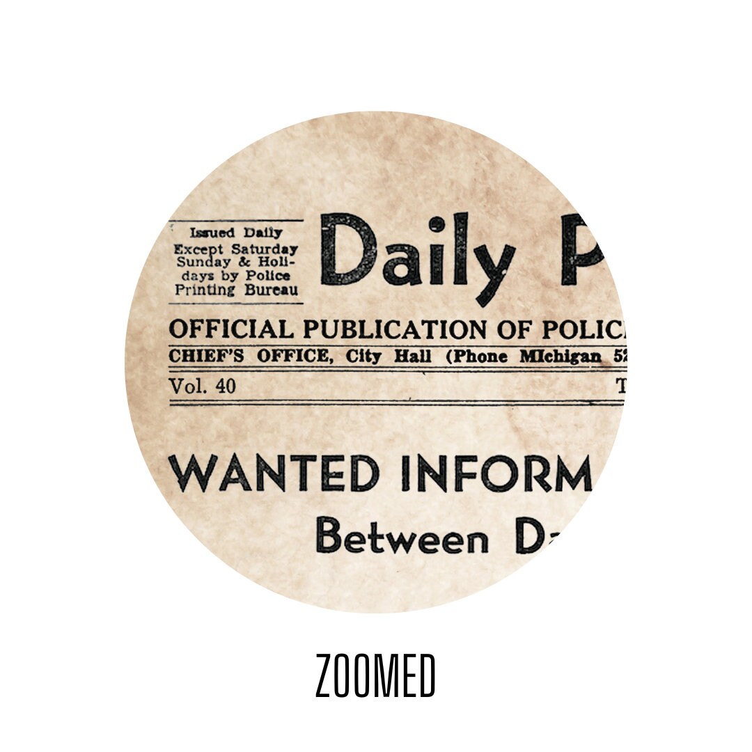 Black Dahlia Poster Vintage True Crime Art Print 1940s - Etsy