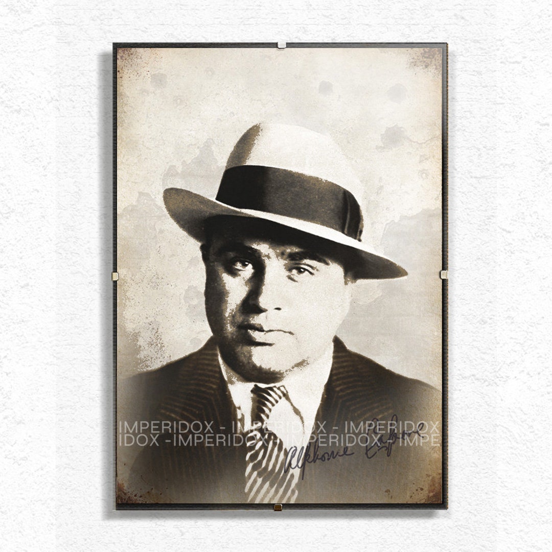 Al Capone Print | Aged Reproduction Print of Al Capone - Etsy