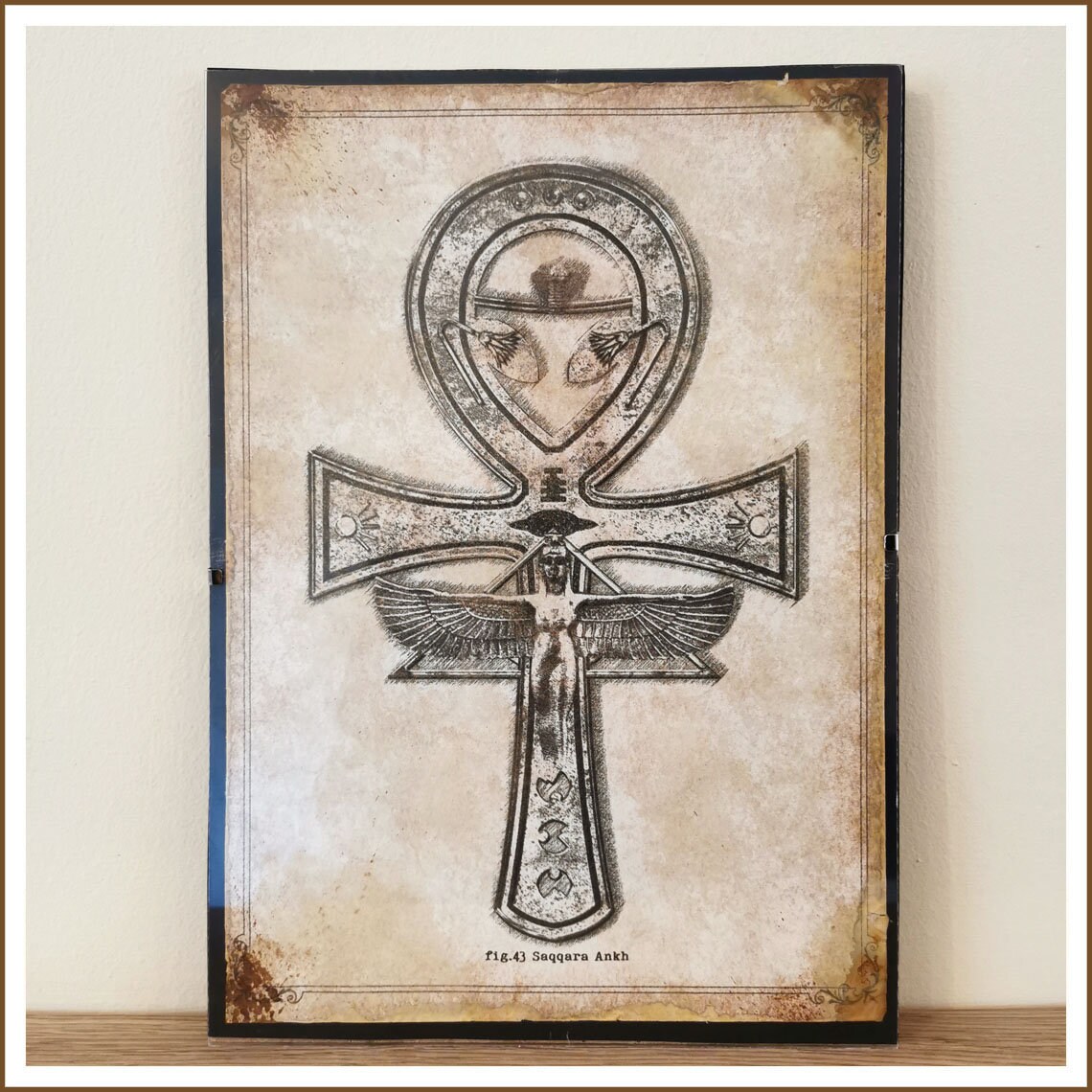 Ankh Print Ankh Aged Print Egyptian Aged Print Egyptian - Etsy