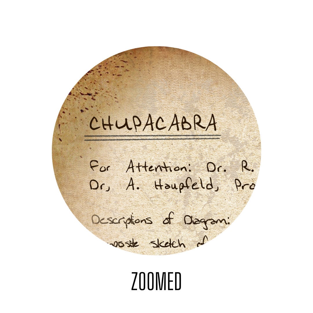 Chupacabra Print, Mythical Creature Art, Cryptozoology Wall Decor ...