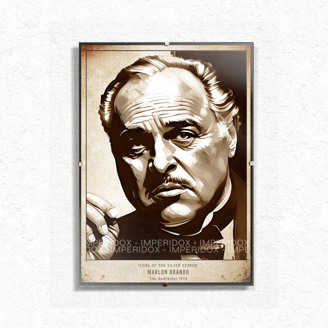 Classic Godfather Art Print Iconic Movie Poster Vintage Film Decor ...
