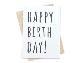 Birthday Mini Cards | Etsy