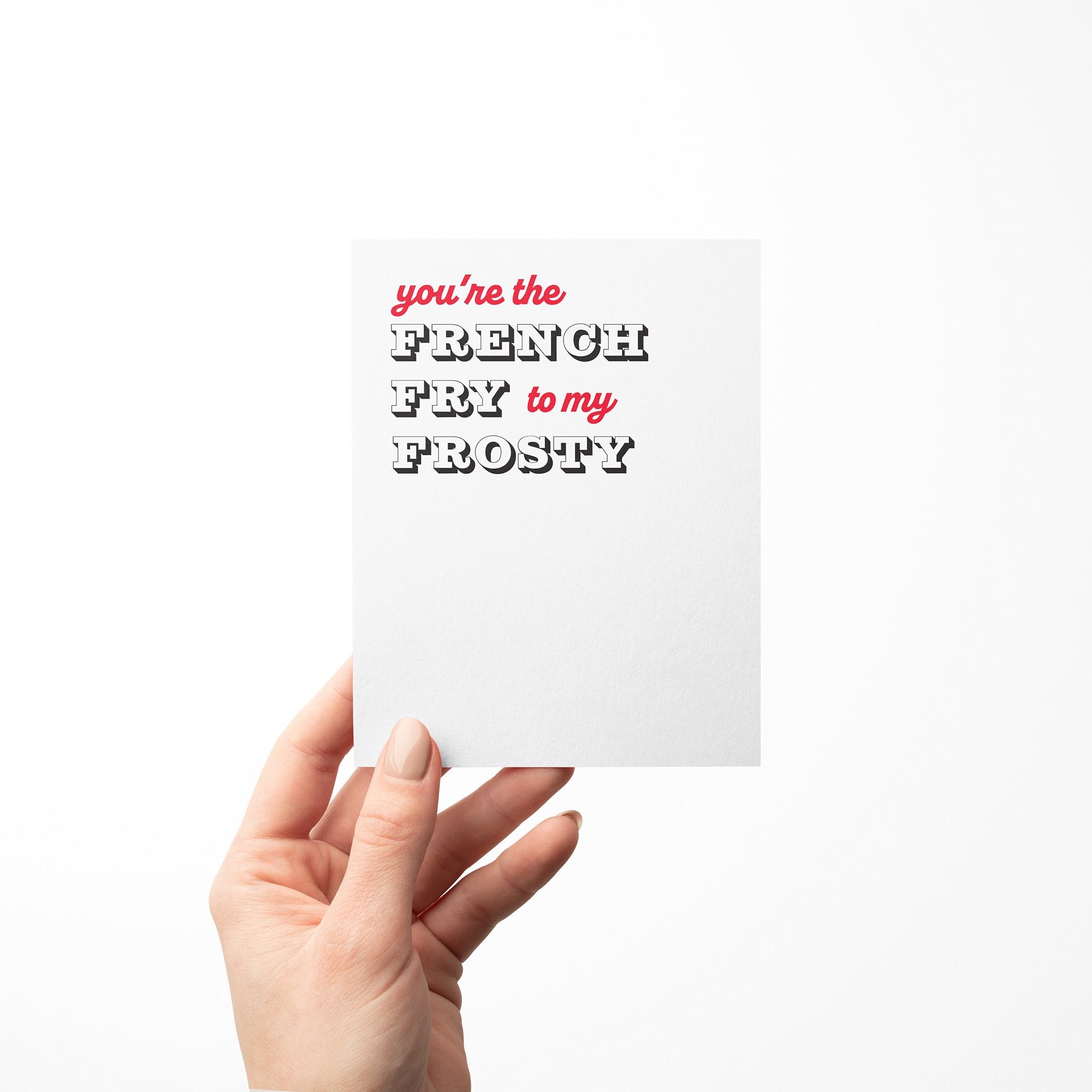 Wendys Frosty Greeting Card Valentine Card Valentines Day Valentines Day Card